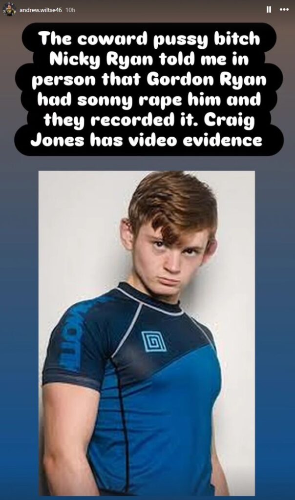 Andrew Wiltse Shocks With Alarming Accusations and Threats Against ...