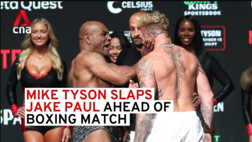 VIDEO: Tyson SLAPS Jake Paul at Weigh Ins, People Go Crazy! - BJJ World