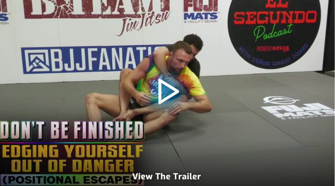 Edging Yourself Out Of Danger Craig Jones DVD Review [2024] - BJJ World
