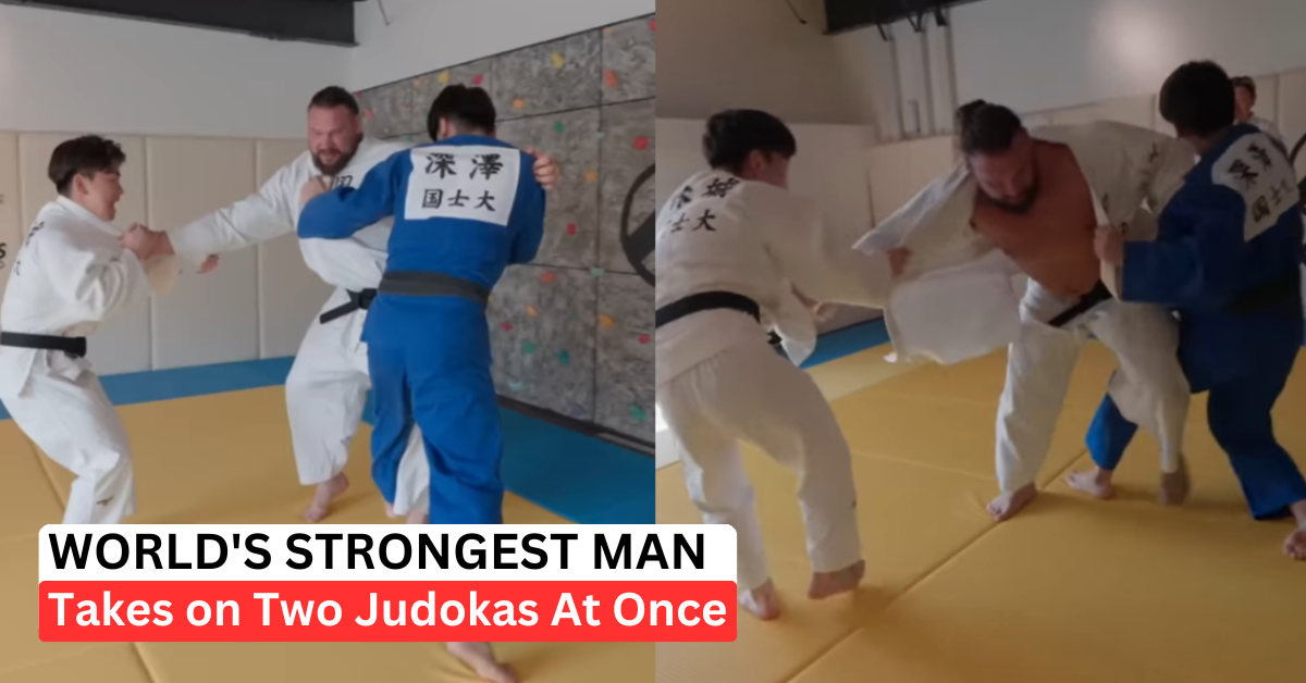 WATCH: Two Judokas vs. One Strongman: Martins Licis Epic Judo Matchup ...