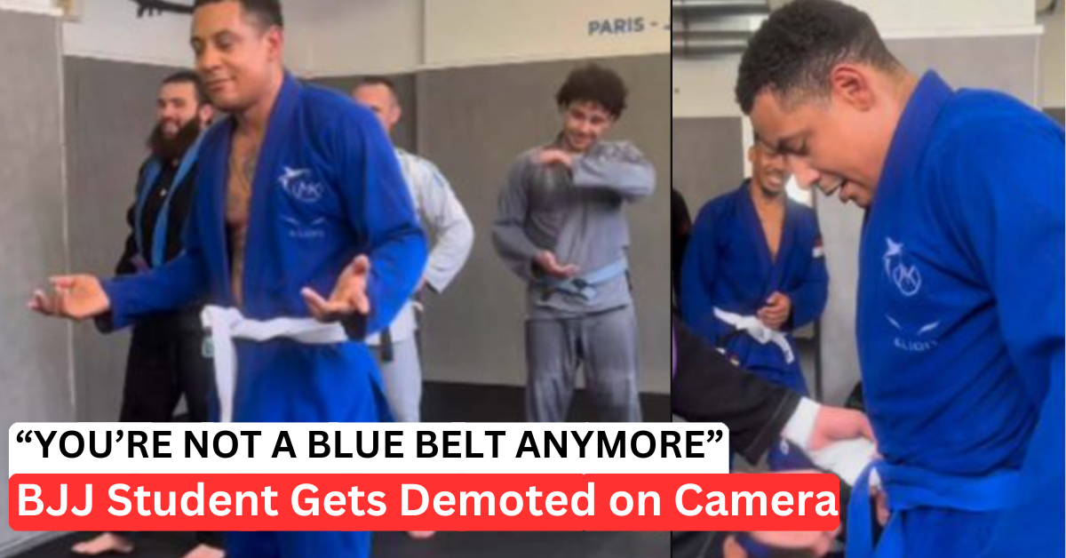 Public BJJ Blue Belt Demotion Video Shocks Everyone, Sparks Heated ...
