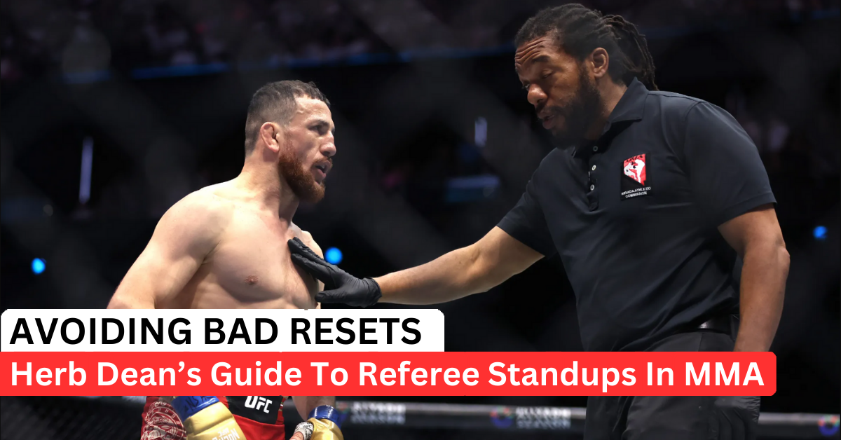 Making Sense Of Referee Standups In MMA: Herb Dean’s Criteria - BJJ World