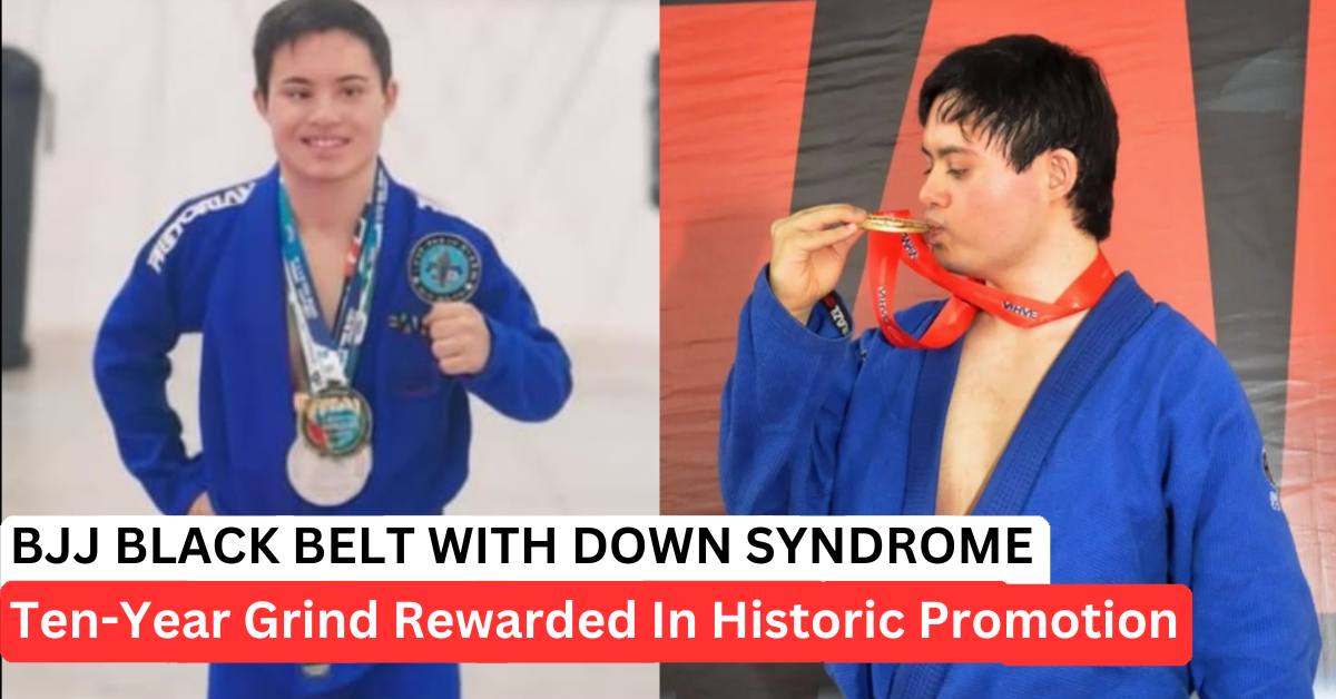 Álvaro Borges Neto Becomes First Male BJJ Black Belt With Down Syndrome ...