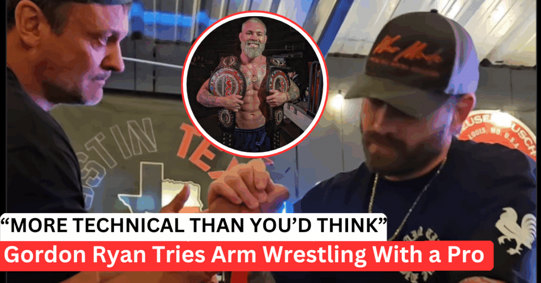 Gordon Ryan Arm Wrestling With The GOAT Devon Larratt - BJJ World