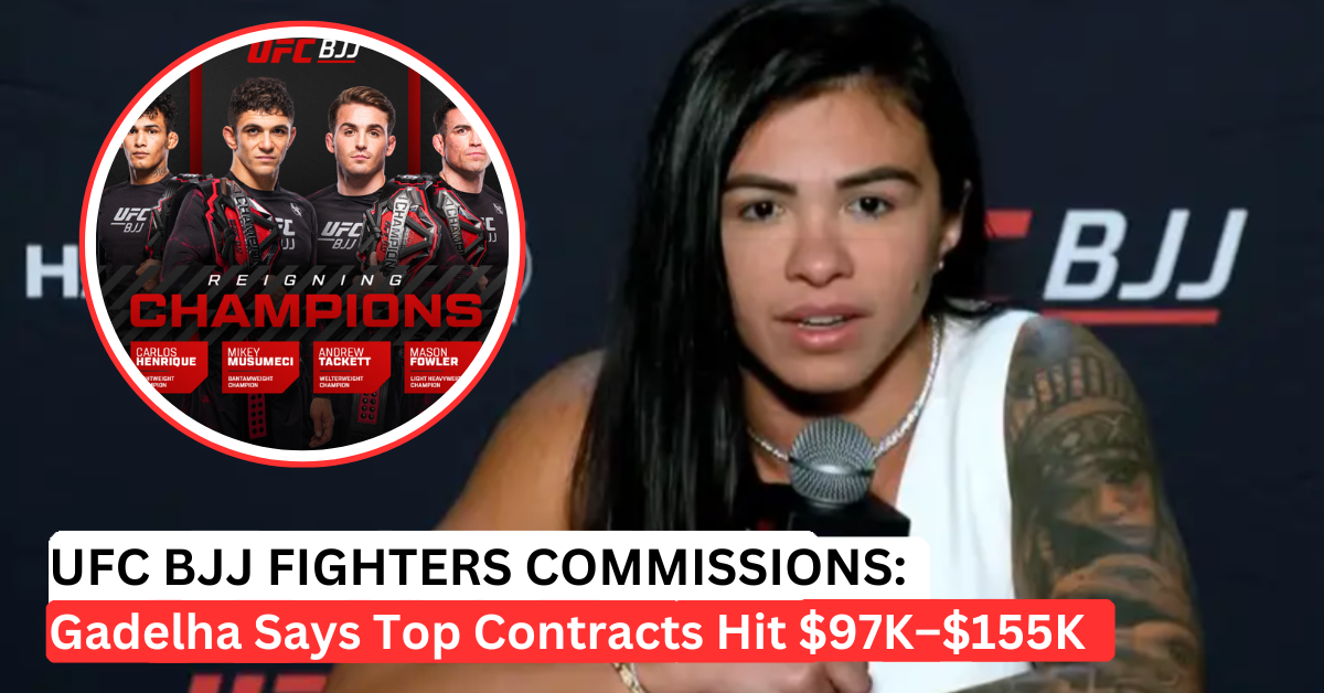 UFC BJJ Fighter Pay: Claudia Gadelha’s Numbers Just Put A Price Tag On ...